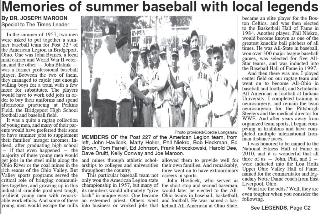 Dr Joseph Maroon Blog Posts